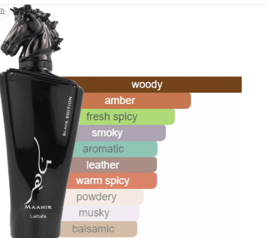 Maahir Black Edition Perfume by Lattafa 100ml – (IGbest) Fragrance Hub